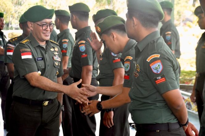 Korem 121 Abw Gelar Syukuran Dan Kenaikan Pangkat